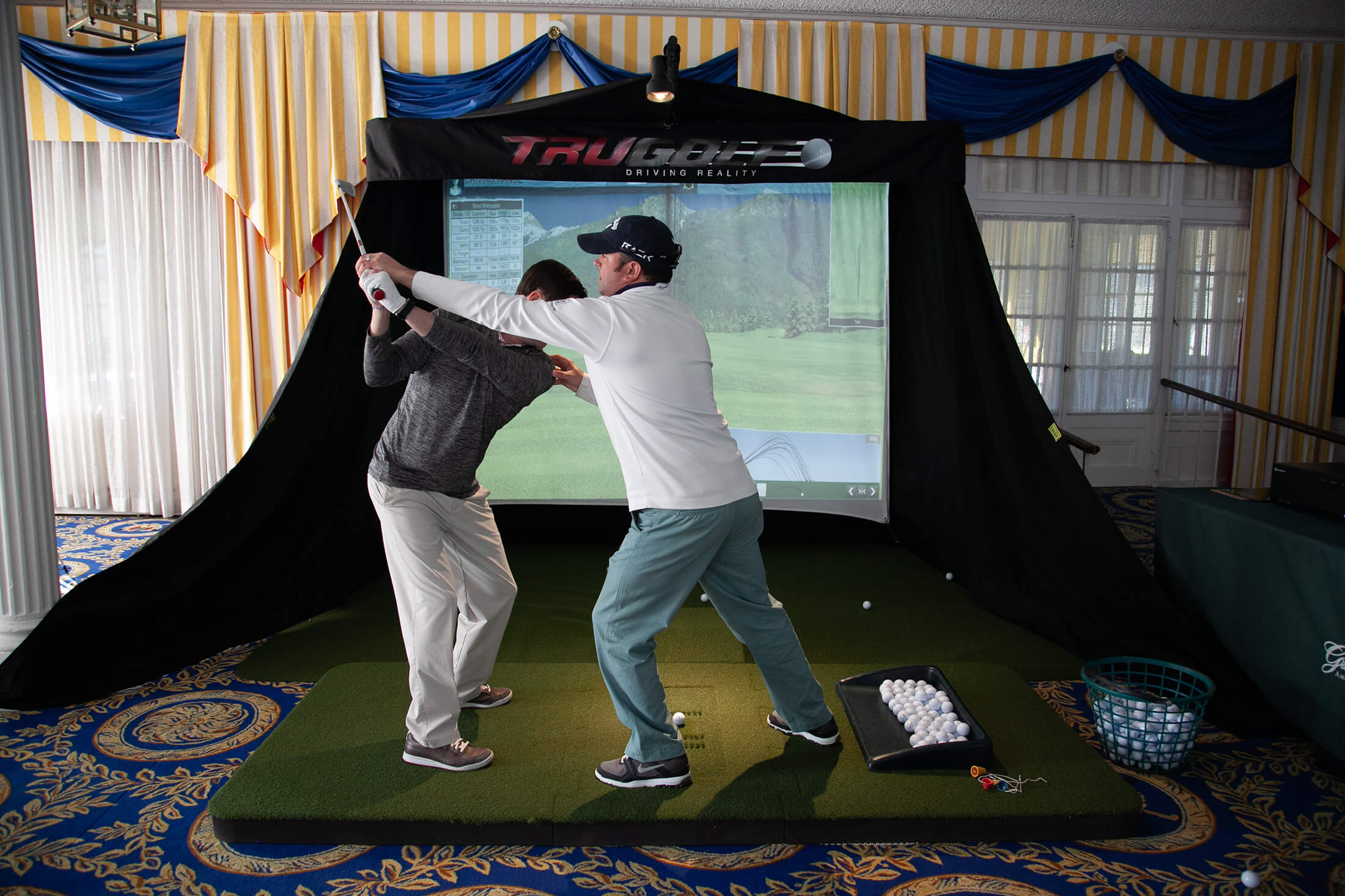 Indoor Winter Golf - The Greenbrier Resort